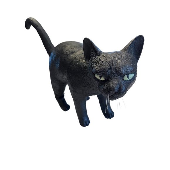 Vintage | Holiday | Vintage Large Halloween Black Cat Witch Prop Decor ...